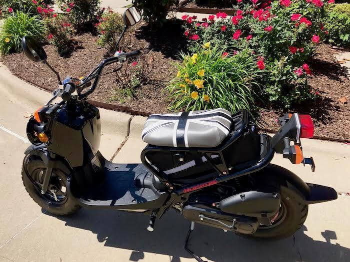 Honda Ruckus Union Jack seat cover – Cheeky Seats Scooter Seat Covers