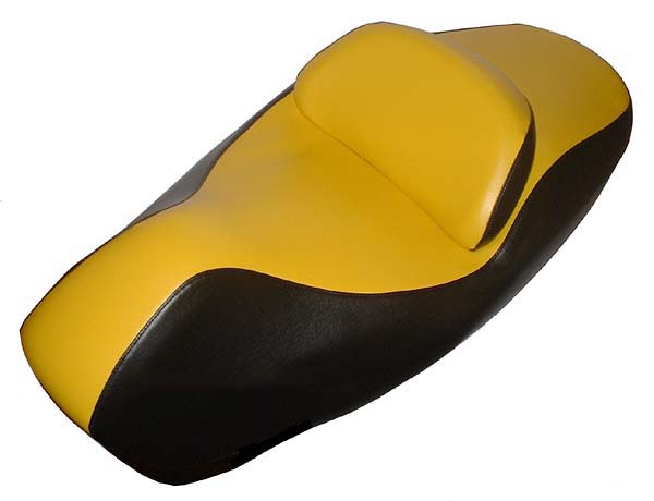 Honda Reflex 250 Scooter Seat Cover Yellow & Black 2001-07 : Cheeky ...